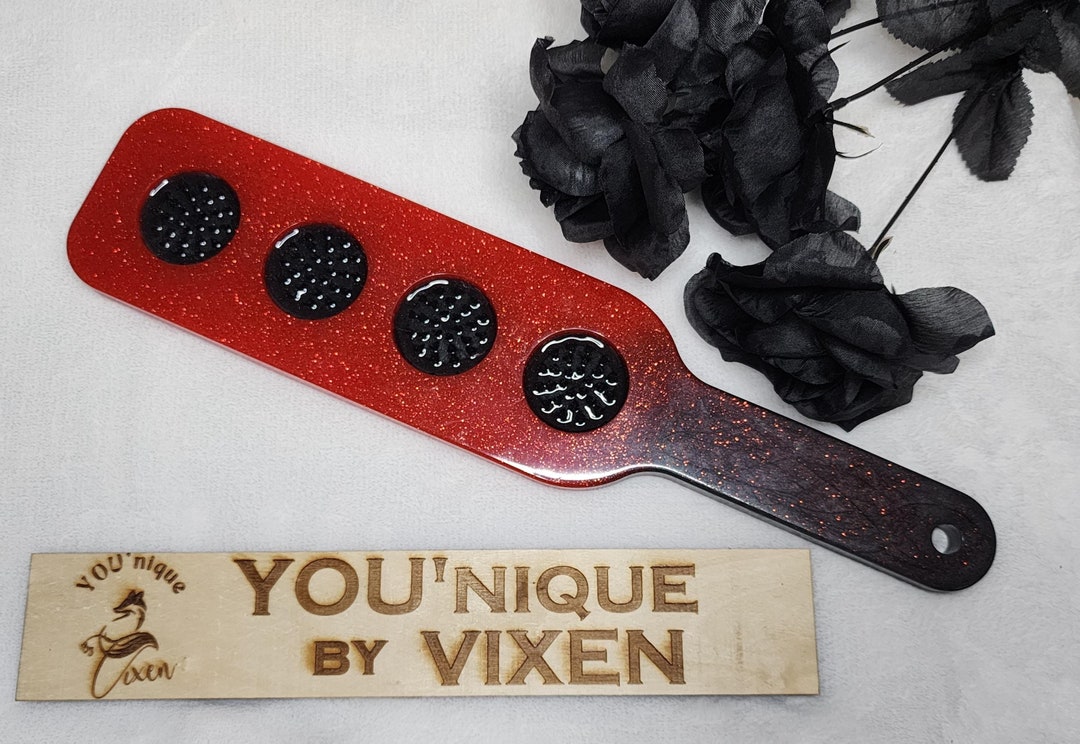 Blood Red Vixen's Vicious Bite BDSM Paddle for Advance Impact Play ...