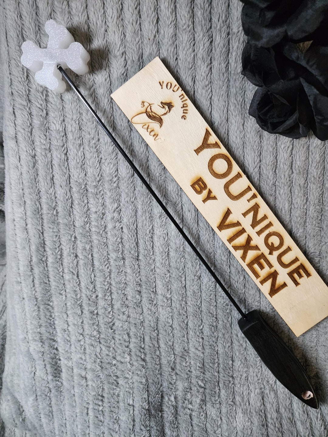 All White Spooky Crossbones Evil Stick. Resin Wicked Wand. BDSM Epoxy ...