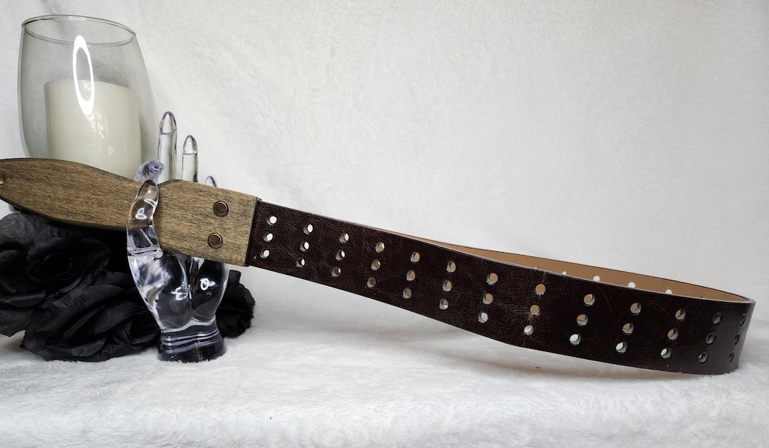 Spanking Belt With Handle. BDSM Flogging Belt for Impact Play. Unique ...