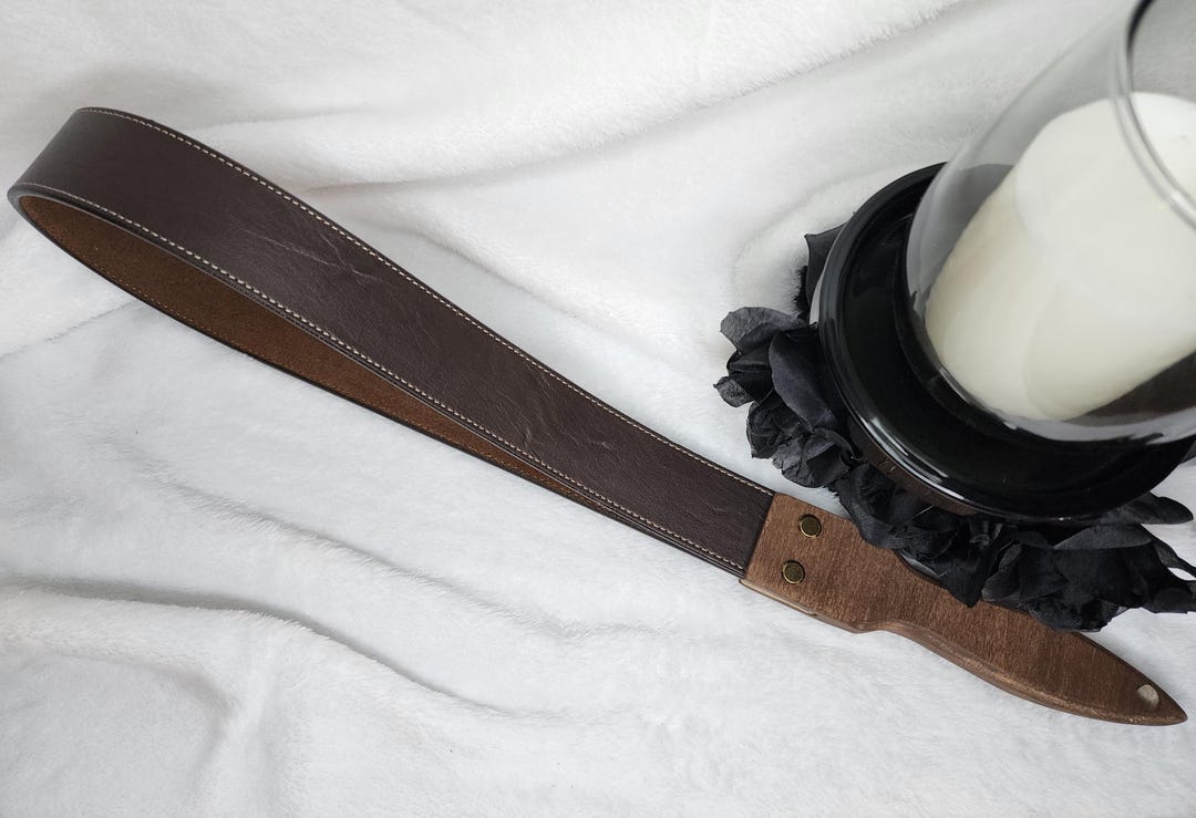 Spanking Belt With Handle. BDSM Flogging Belt for Impact Play. Unique ...