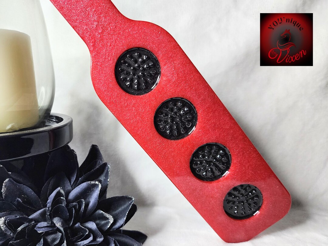 Red Vixen's Vicious Bite BDSM Paddle for Advanced Impact Play. Vampire ...