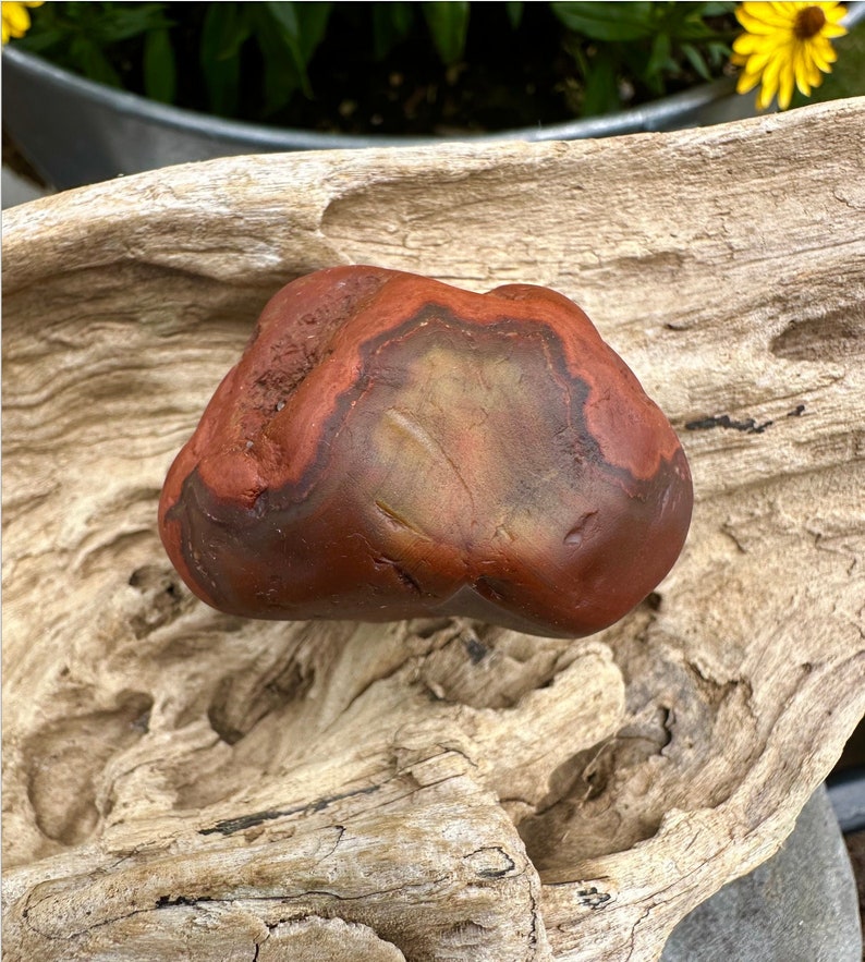 Lake Superior Agate 2oz Water Washed Smooth Paint Agate, Green & Yellow ...