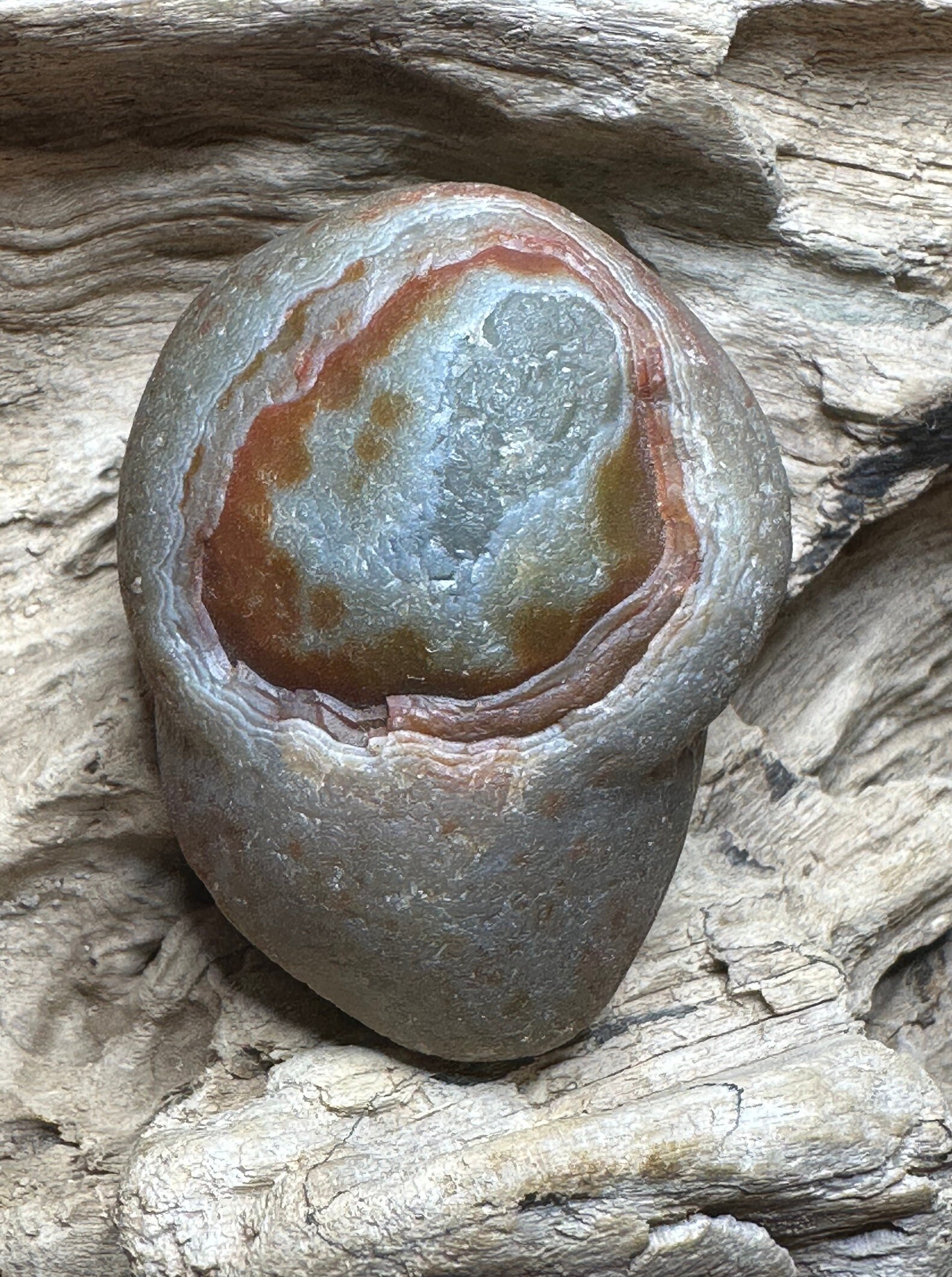 Lake Superior Agate 2.2oz LSA, Peeler, Bullseye Bander, Smooth Husk ...