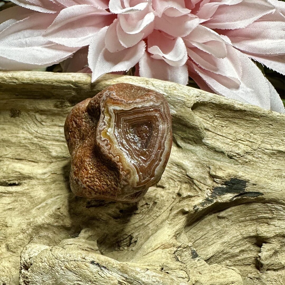 Lake Superior Agate Bold Face 2oz LSA, Tight Bander, Red Husk, Agate ...