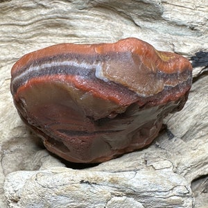 Lake Superior Agate 2.1oz LSA, Bander, Paint Agate, Smooth Husk, Gem ...