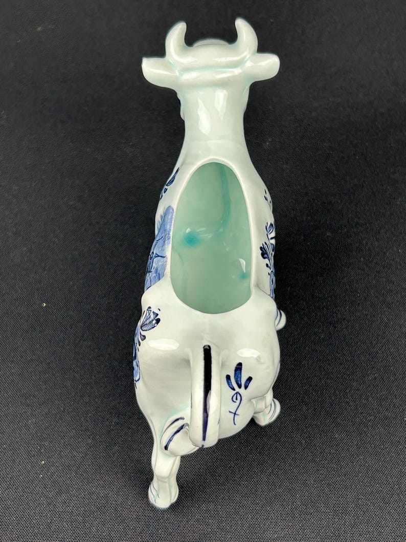 Vintage Milk Jug in the Shape of a Cow Figurine, Porcelain Jug, Granny ...