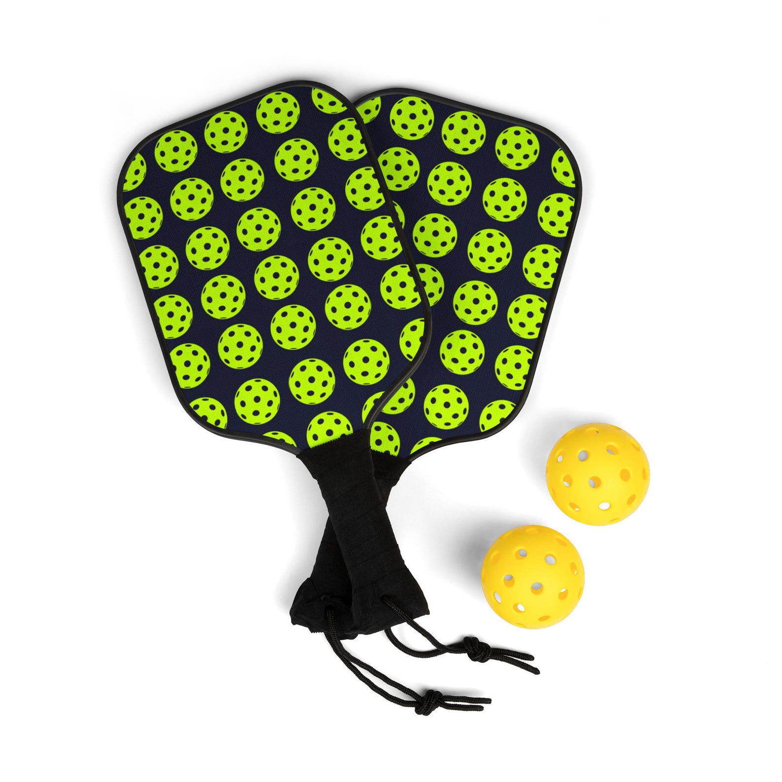 Fun Pickleball Kit: Wooden Paddles, Carry Bag, Outdoor Sport Set - Etsy