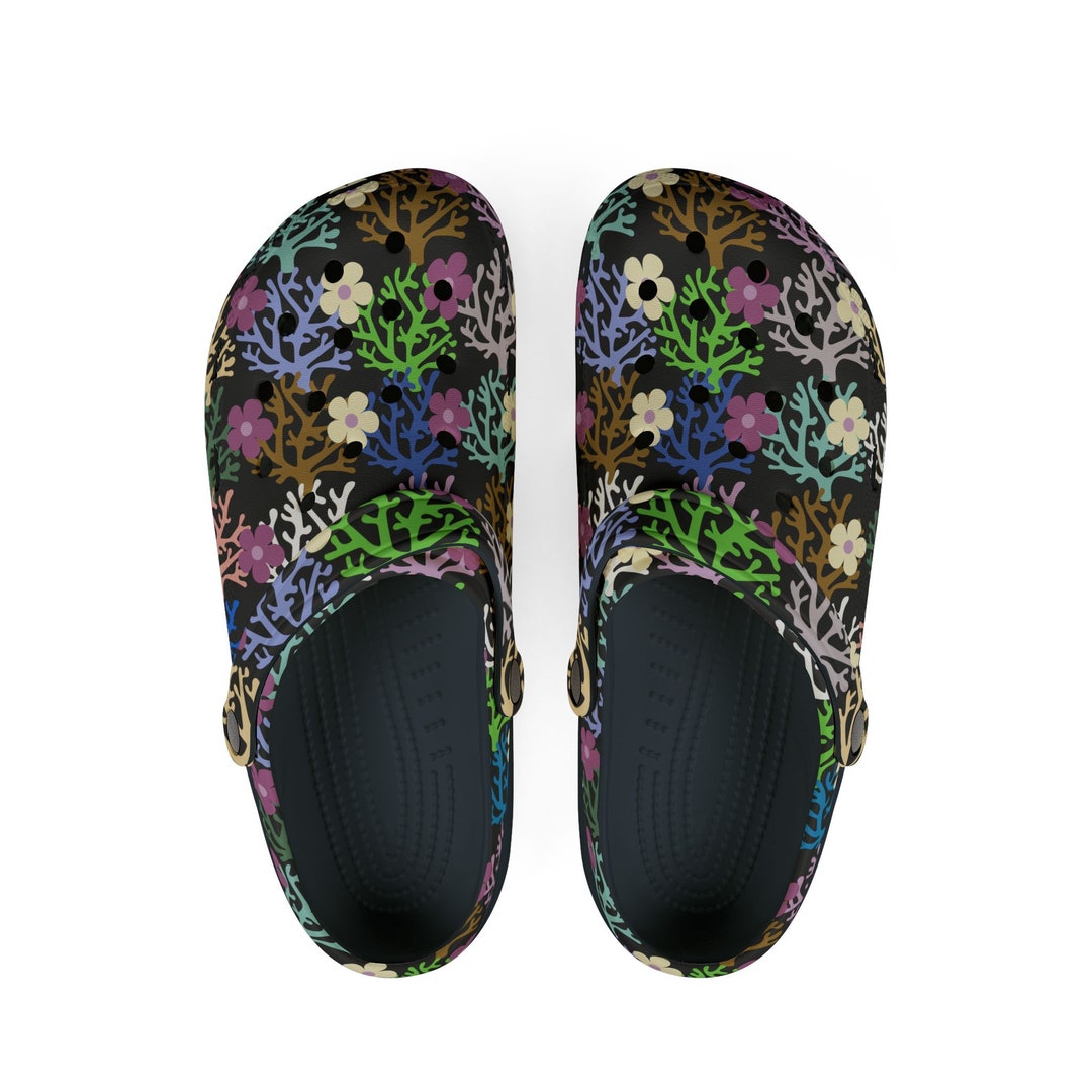 EVA Foam Clogs AOP Crocs Floral Twigs - Etsy