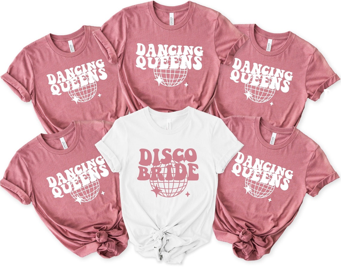 Disco Bachelorette Shirt Dancing Queens Dancing Queen Shirt Last Disco ...