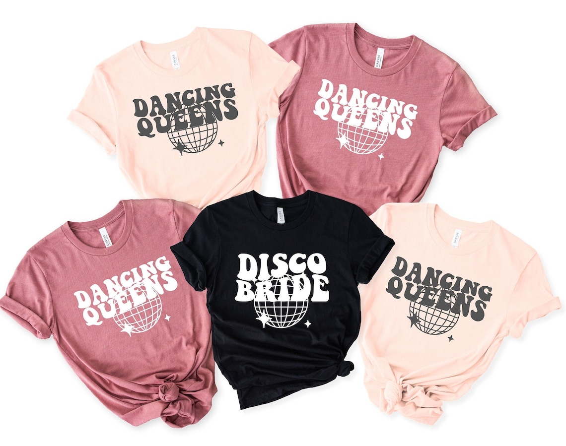 Disco Bachelorette Shirt Dancing Queens Dancing Queen Shirt Last Disco ...