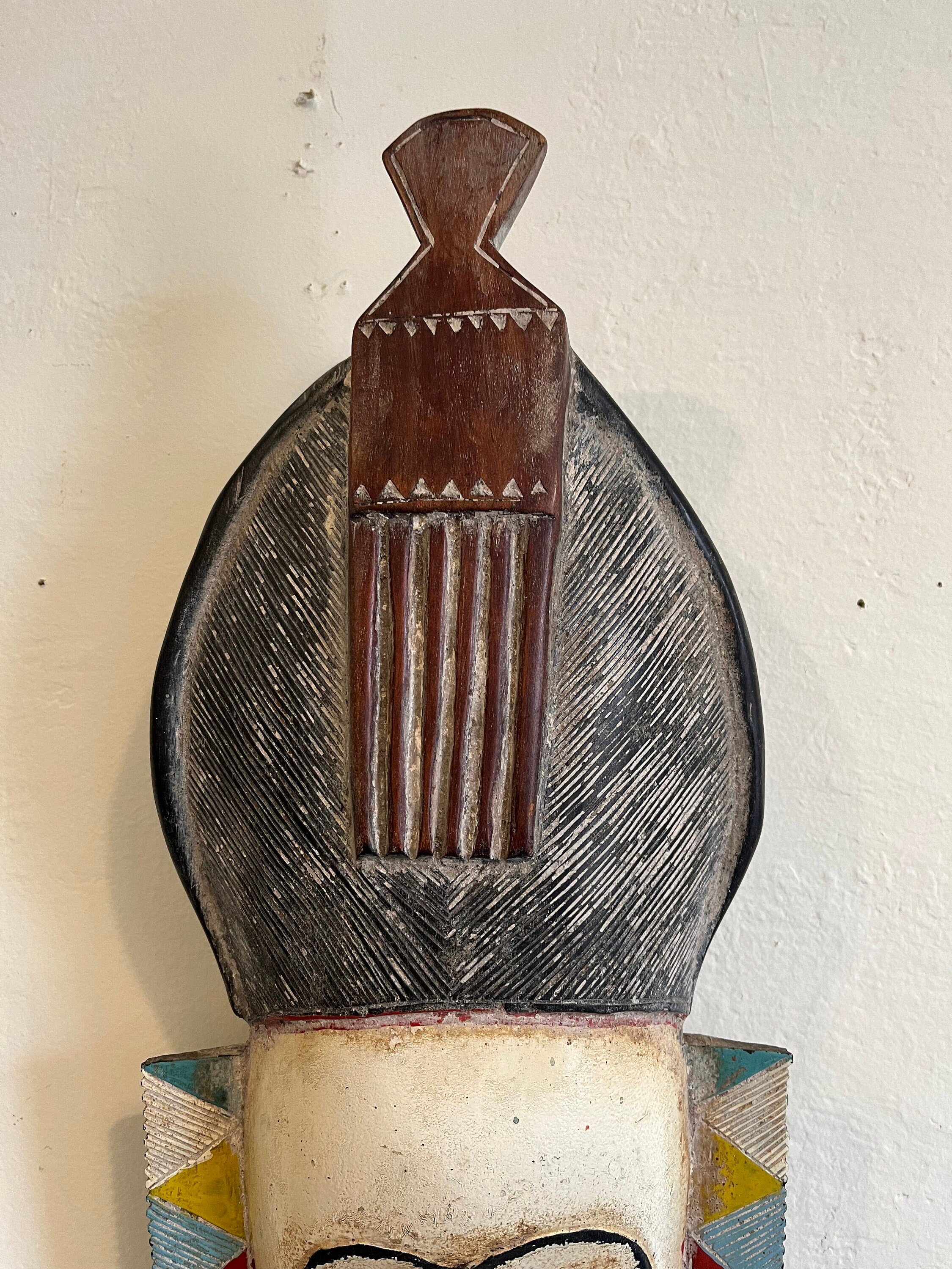 Colorful African Tribal Mask - Etsy