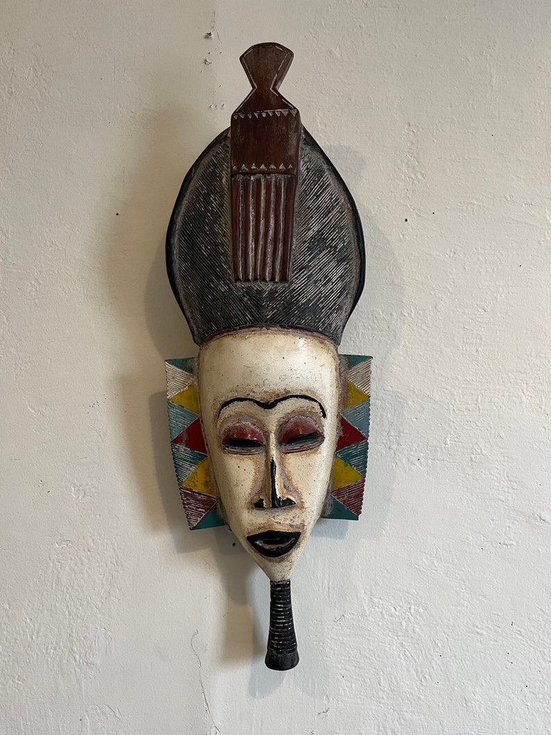 Colorful African Tribal Mask - Etsy