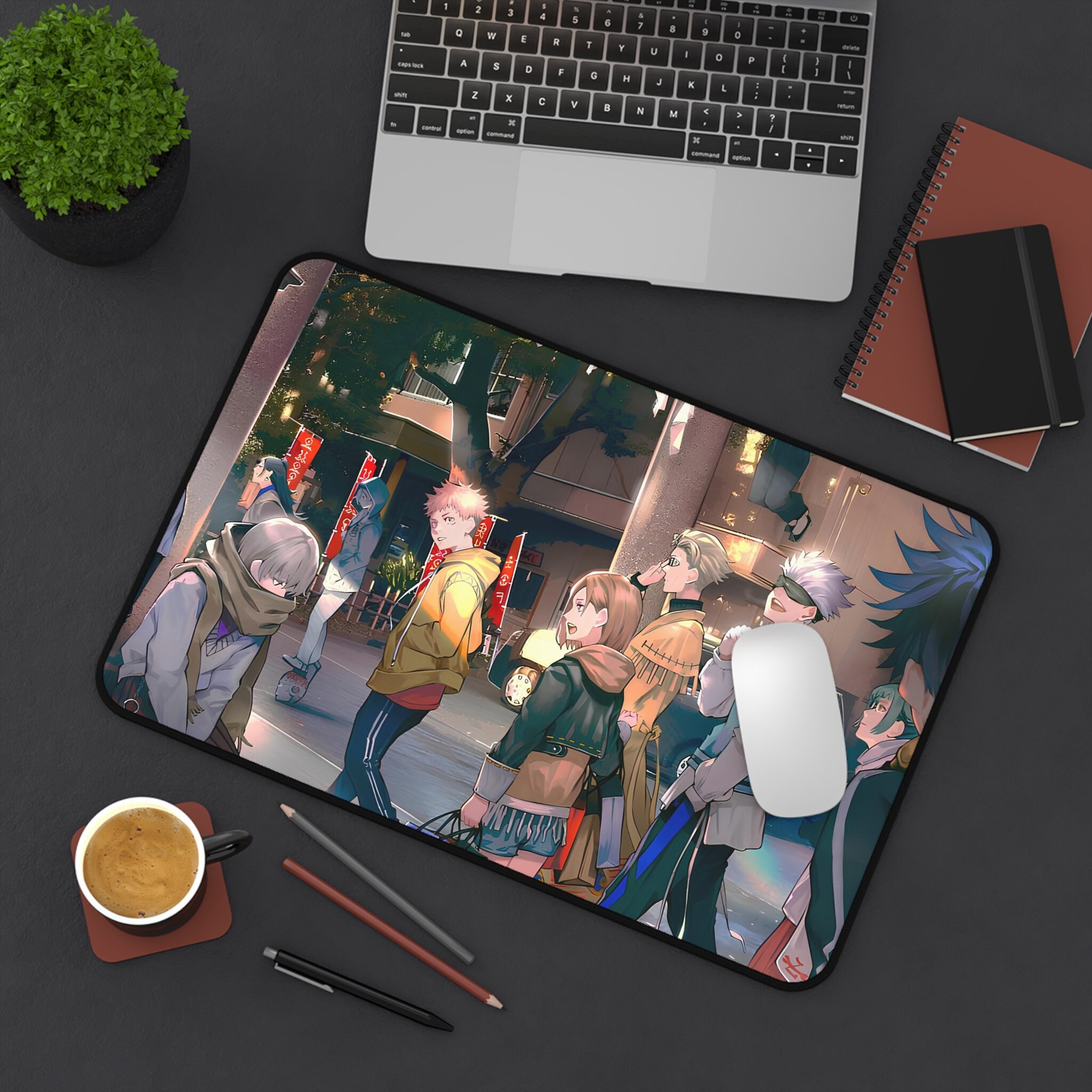 Anime JJK Mousepad Jujutsu Yuji Itadori Gojo Anime Character Kaisen ...