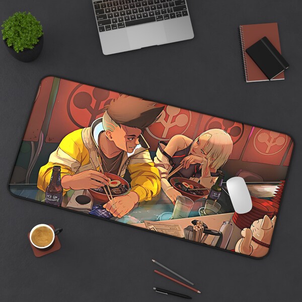 Cyberpunk Anime Desk Mat - Etsy