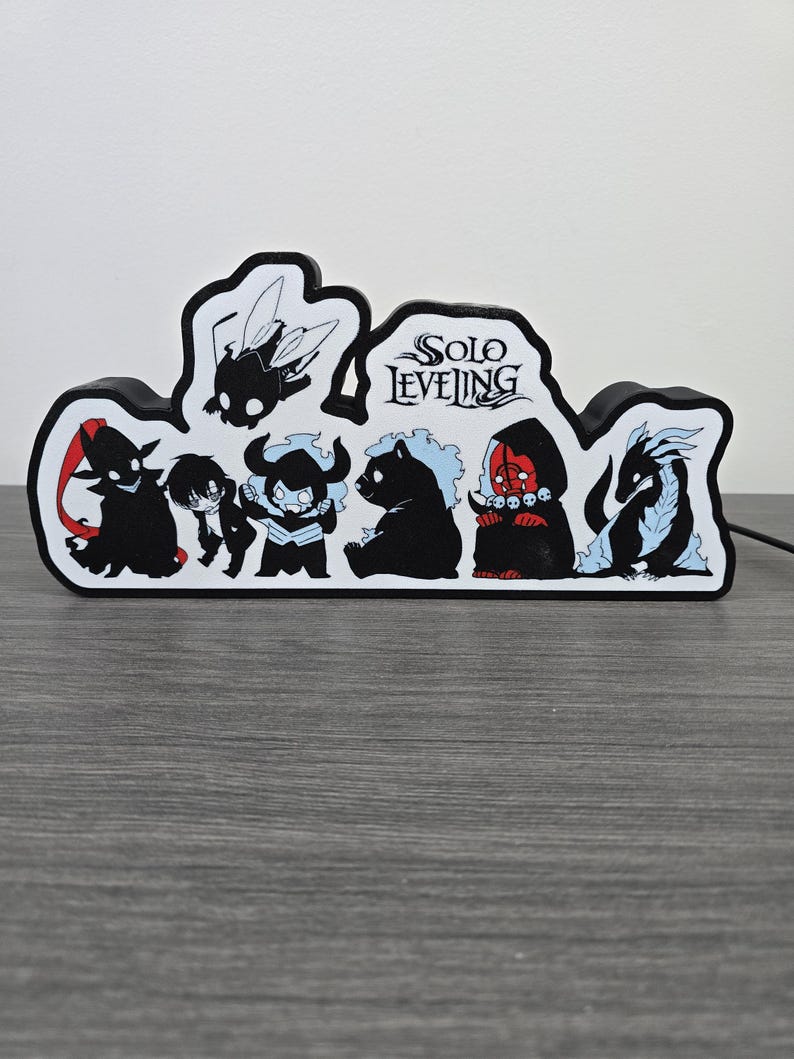 Solo Leveling Shadow Soldiers Lightbox - Etsy