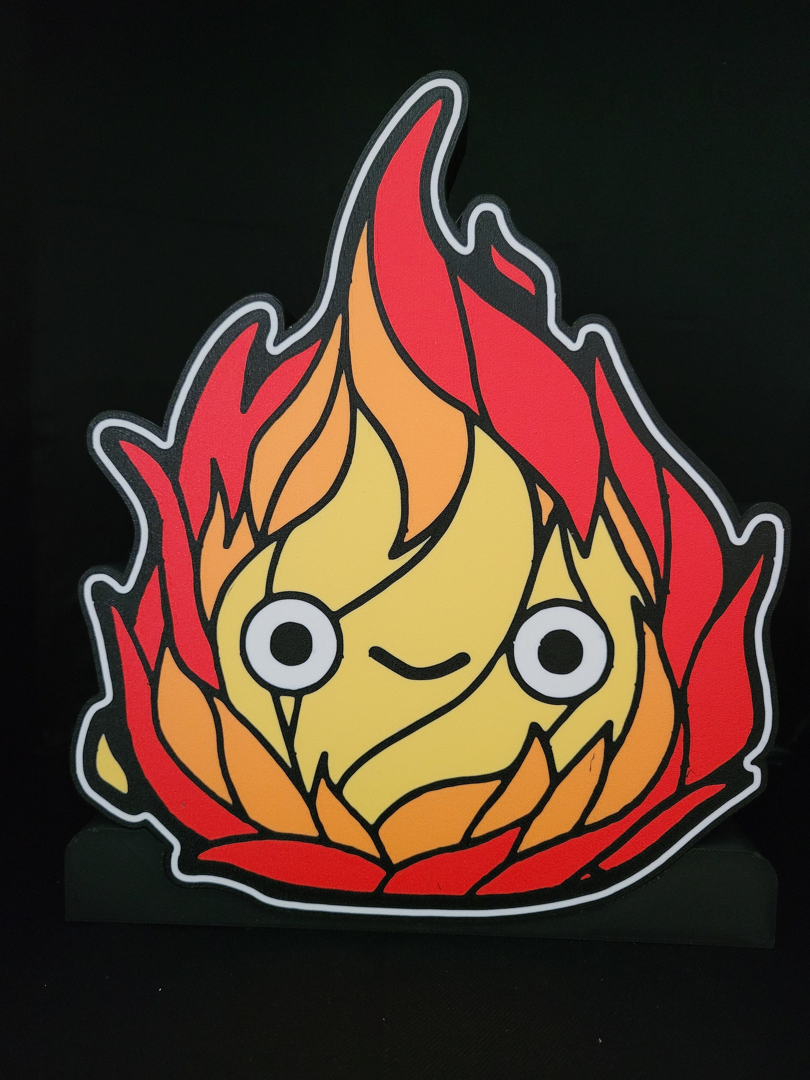 Calcifer Lightbox howl's Moving Castle - Etsy