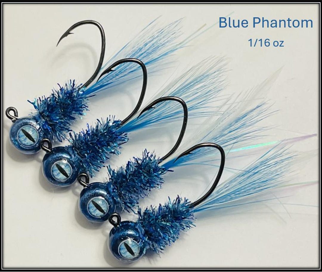 Blue Phantom Crappie Fishing Jigs - Etsy
