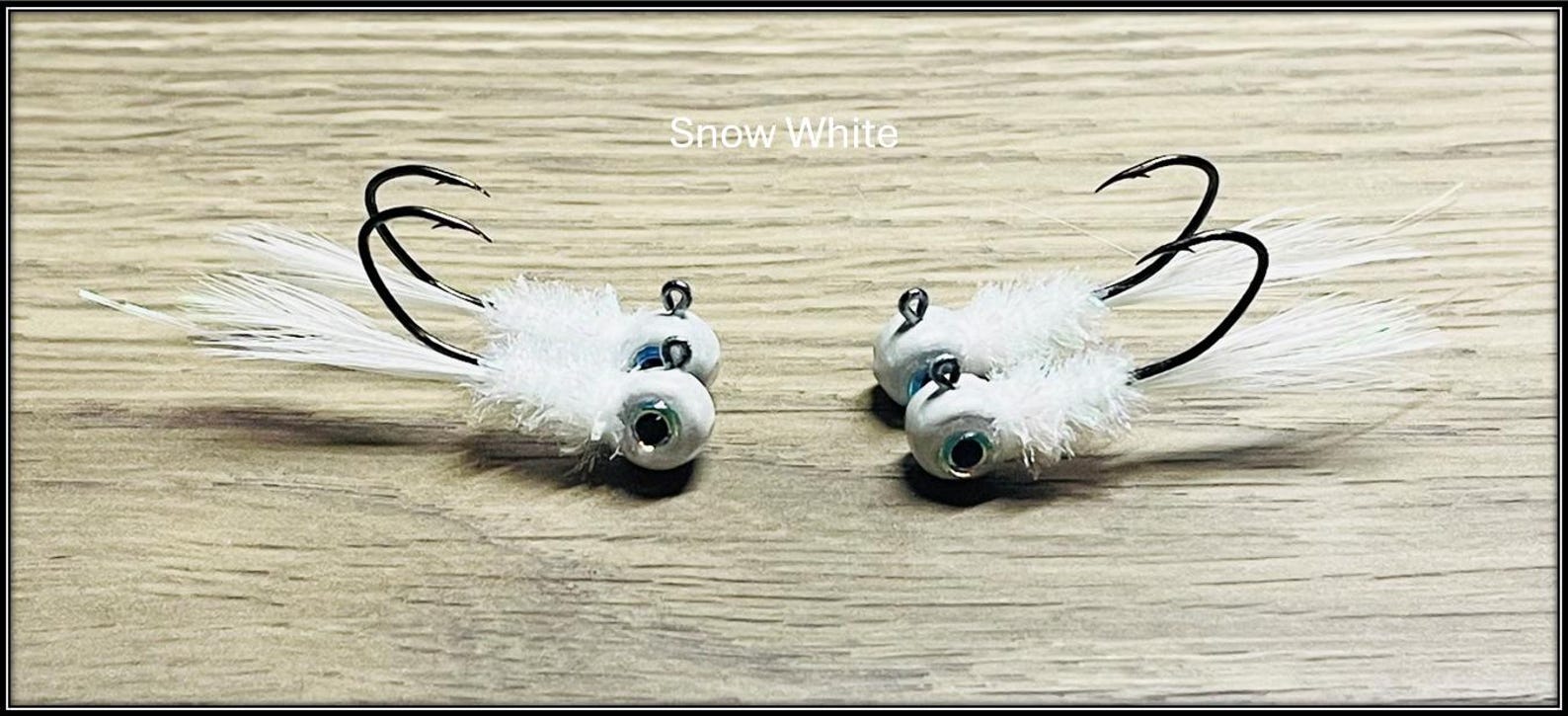 Snow White Crappie Fishing Jigs - Etsy