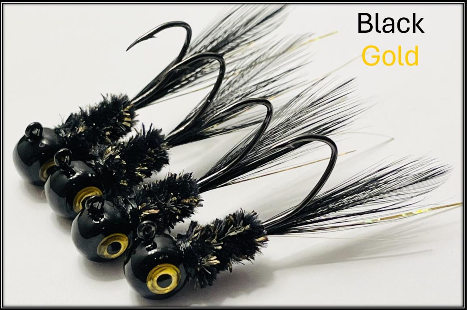 Black Gold Crappie Fishing Jigs - Etsy