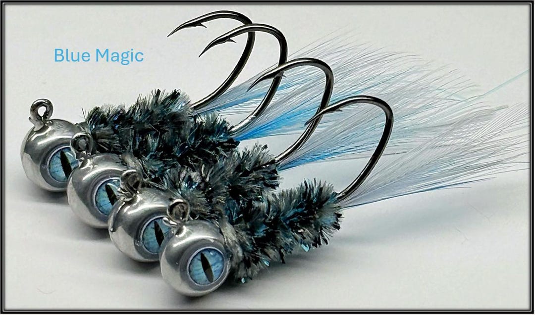 Blue Magic Crappie Fishing Jigs - Etsy