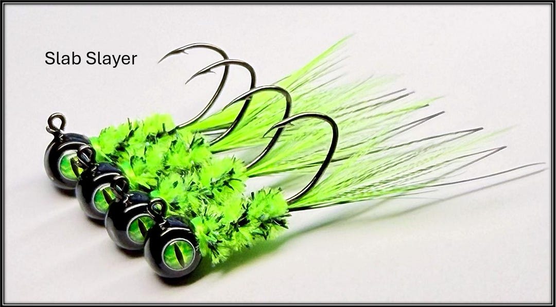 Slab Slayer Crappie Fishing Jigs - Etsy