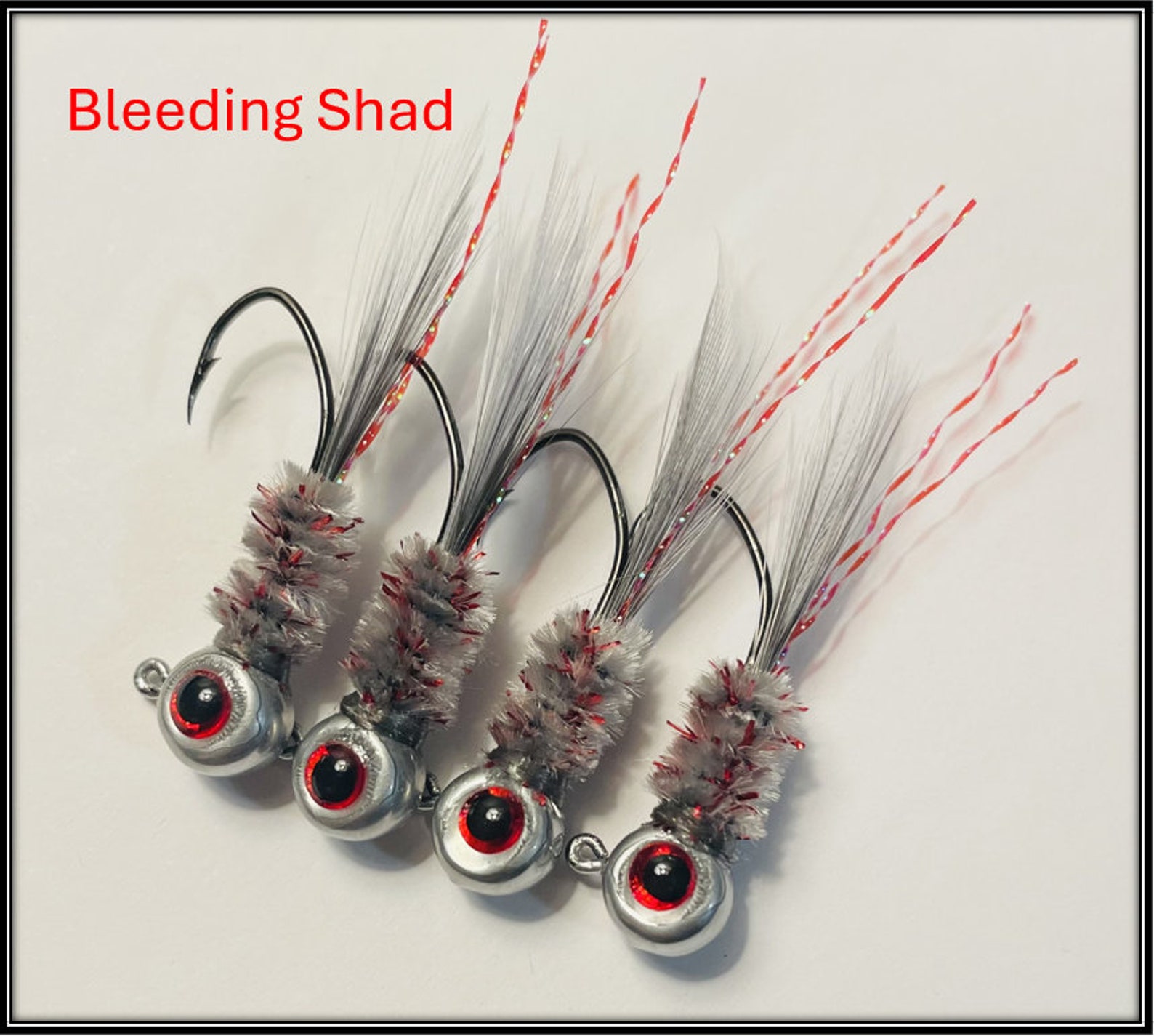 Bleeding Shad Crappie Fishing Jigs - Etsy