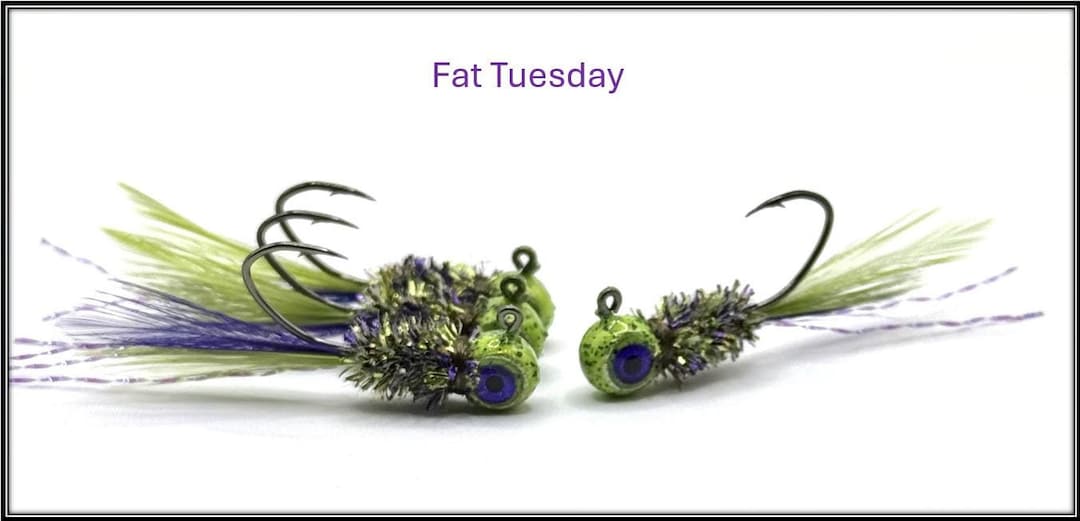 Fat Tuesday Crappie Fishing Jigs - Etsy