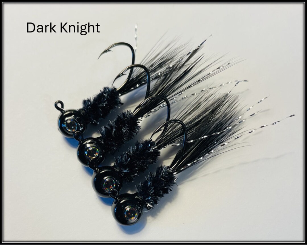 Dark Knight Crappie Fishing Jigs - Etsy