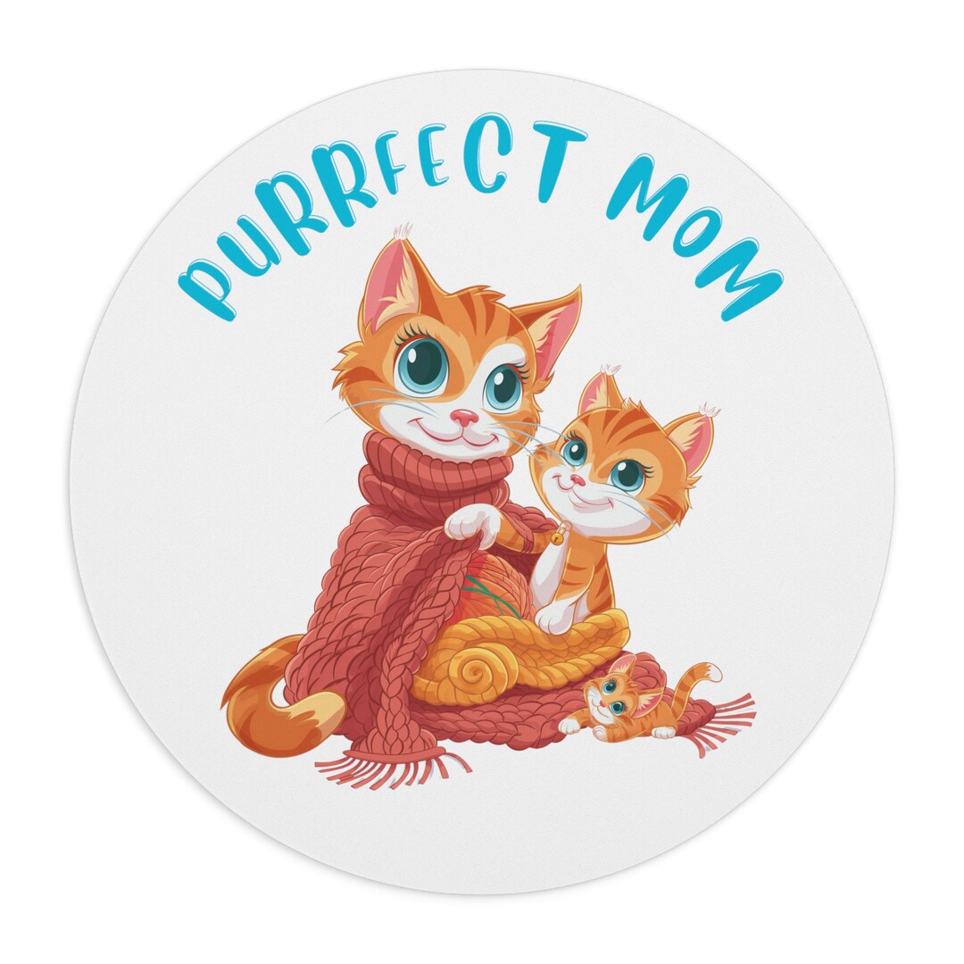 Mouse Pad, Mom Gift, Cat Mom, Mothers Day Gift, Gift for Mom, Gift for ...