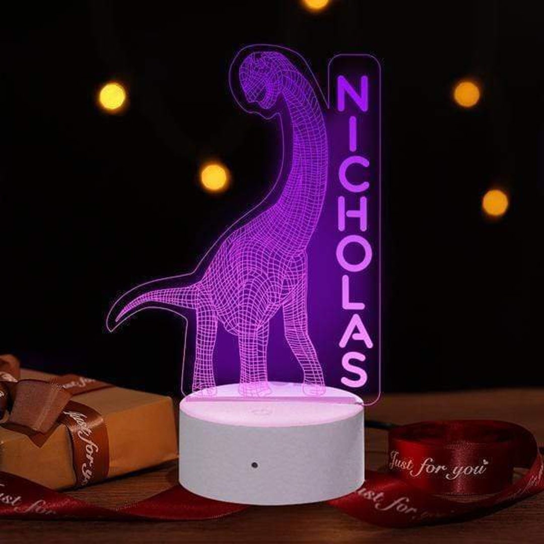 Dinosaur Led Light Dinosaur Lamp Gifts for Kids - Etsy