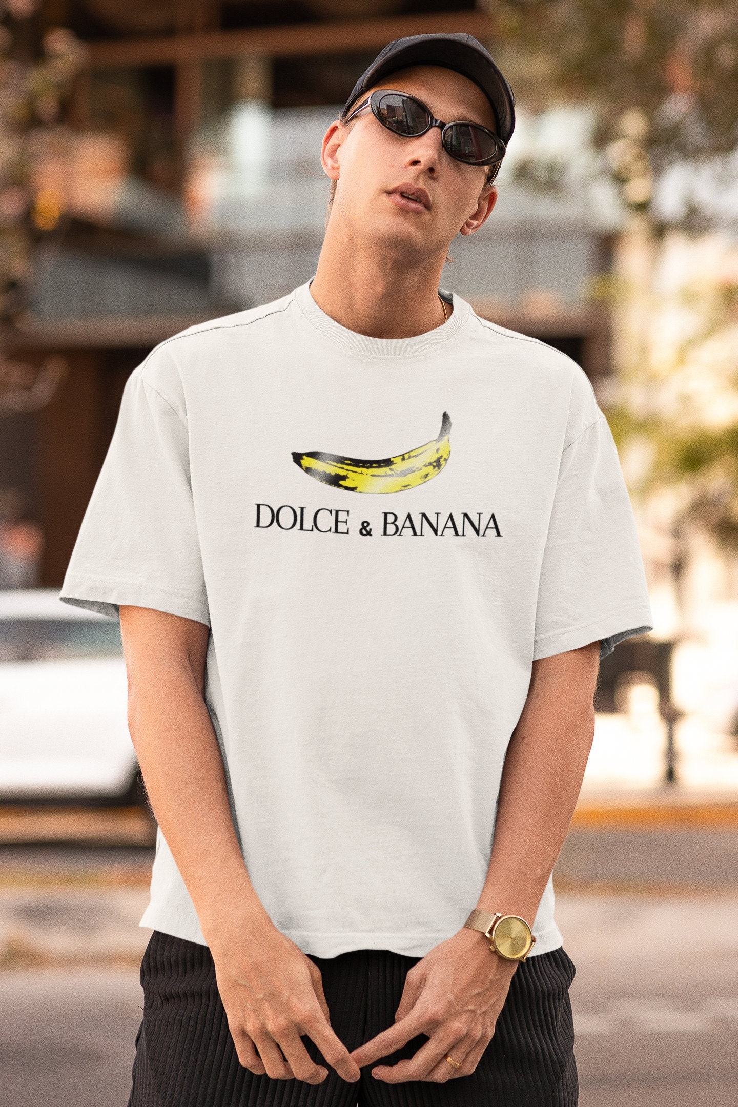 Dolce and Banana T-shirt,funny Banana Designer T-shirt,banana Tee Shirt ...