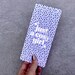 Book Tracker Bookmark Reading List Bookmark Black Polka Dot Cute ...