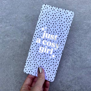 Book Tracker Bookmark Reading List Bookmark Black Polka Dot Cute ...