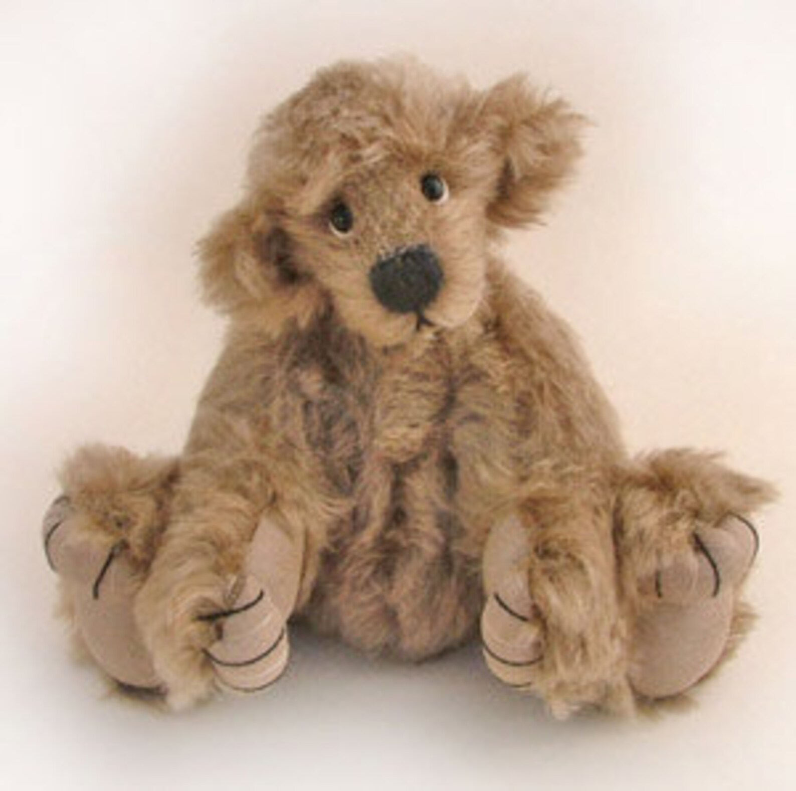 Jointed Teddy Bear Pattern "elroy" Collectable Artist Designed Mohair ...