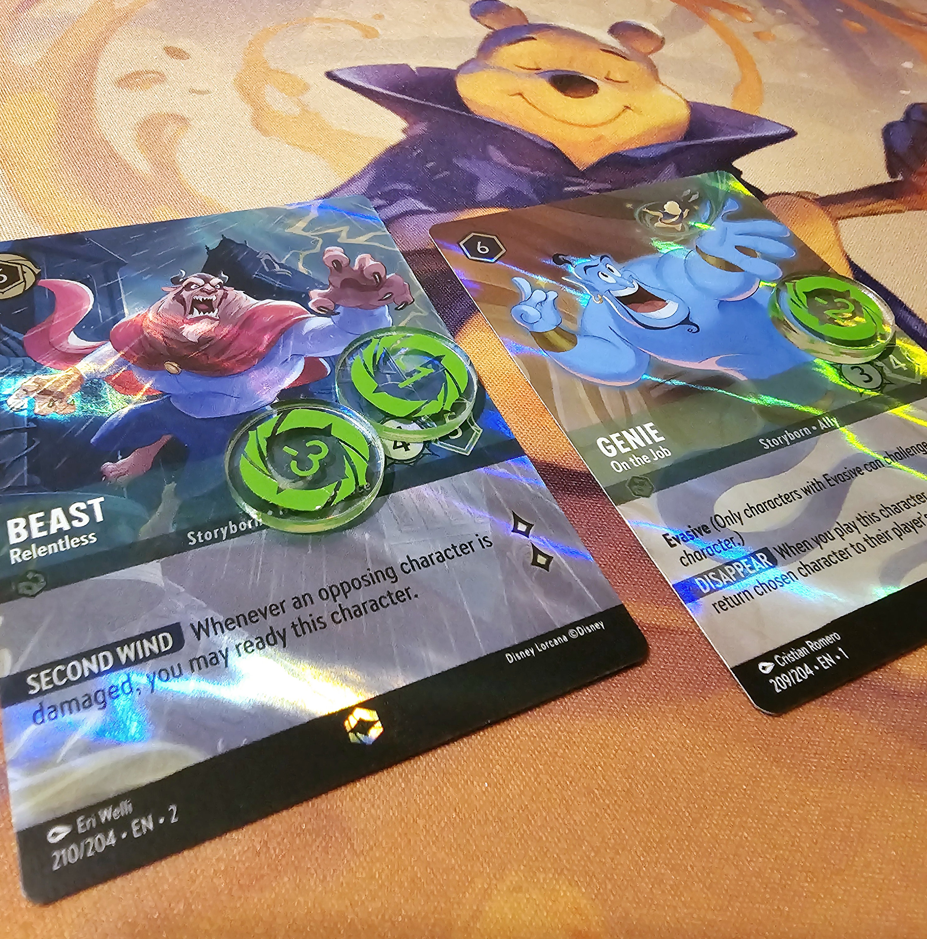 Lorcana Damage Counter Tracker Acrylic Circle Token With Vinyl Overlay ...