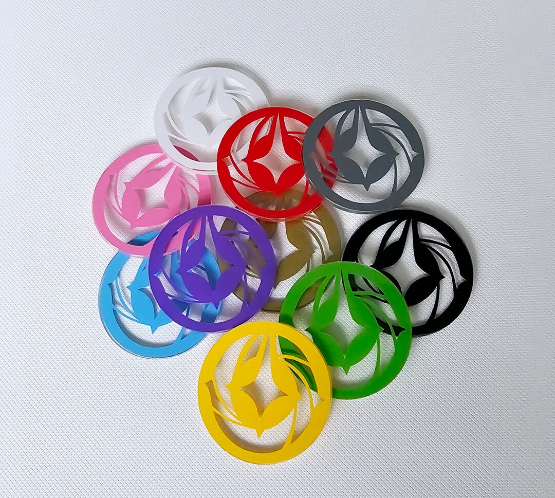 Lorcana Lore Counter Tracker Acrylic Circle Token With Vinyl Overlay - Etsy