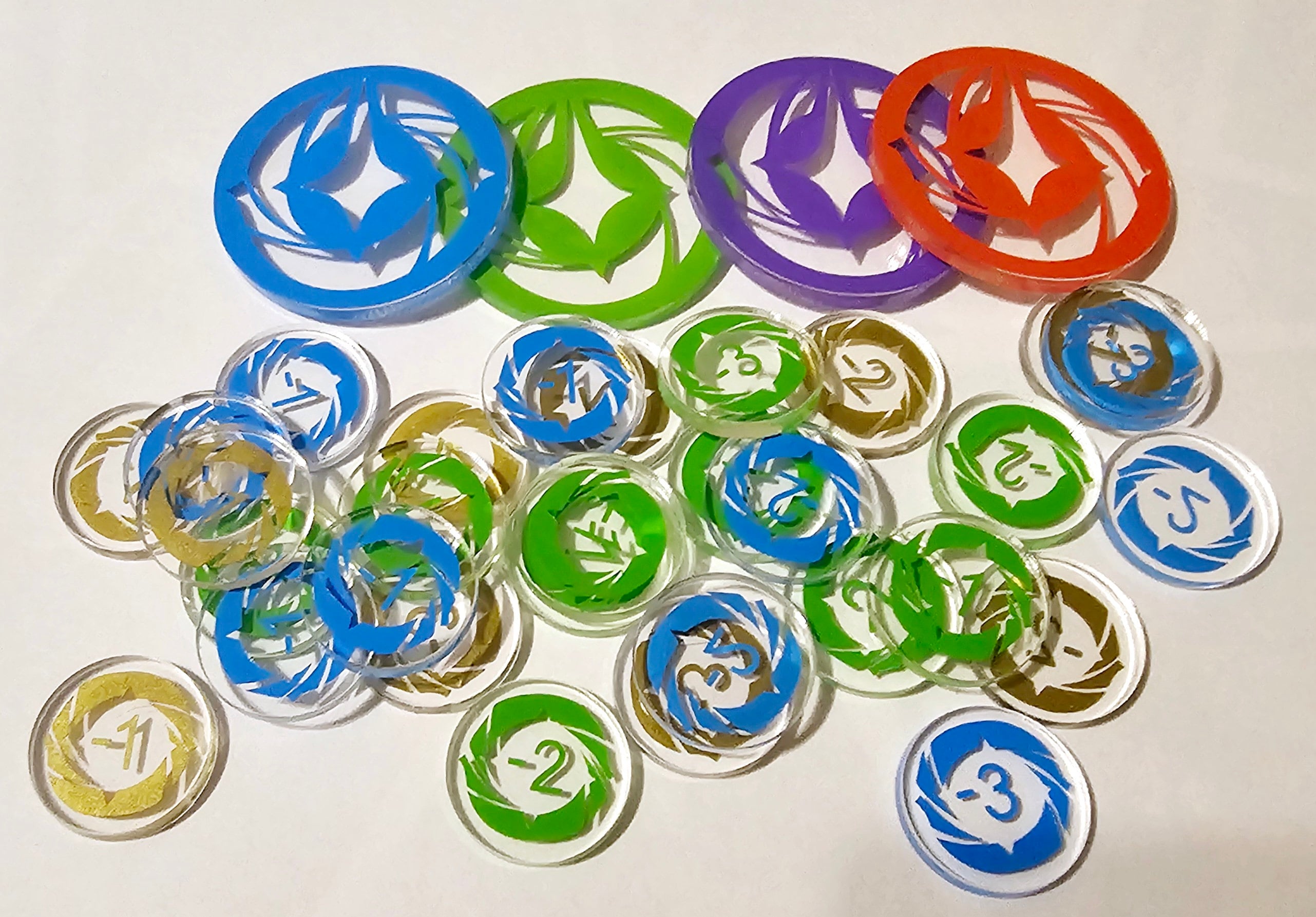 Lorcana Lore and Damage Counter Tracker Combo With Vinyl Overlay - Etsy