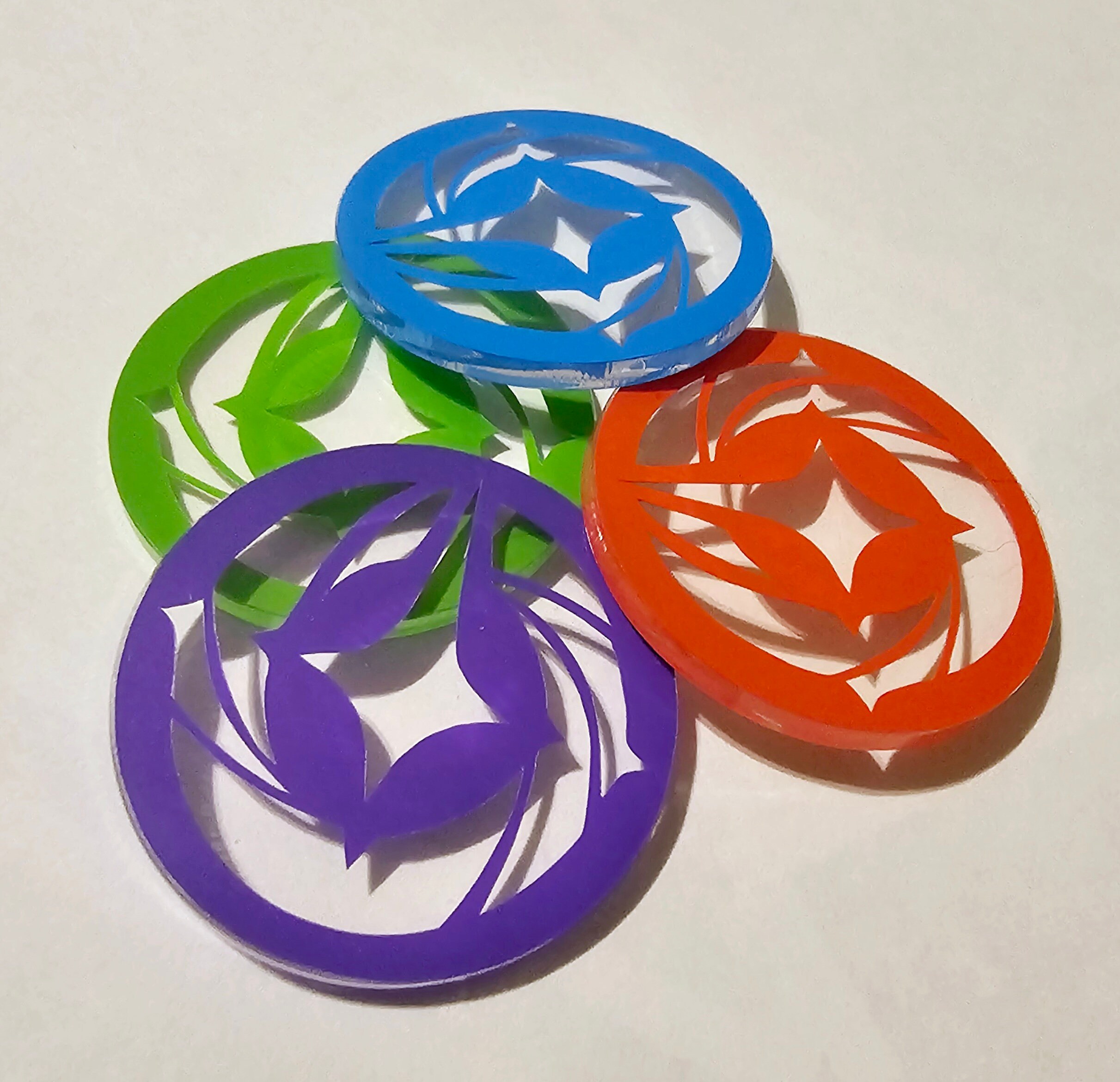 Lorcana Lore Counter Tracker Acrylic Circle Token With Vinyl Overlay - Etsy