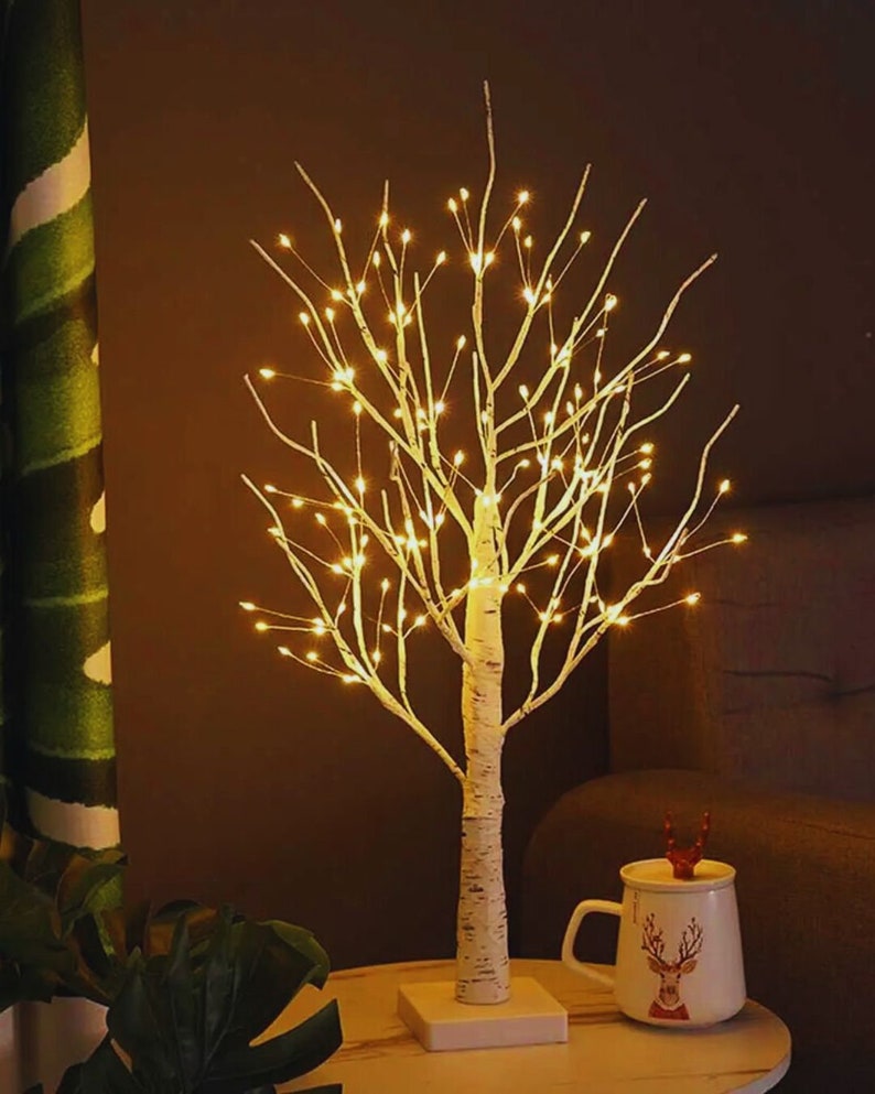 Glowing Birch Tree LED Lights - Etsy