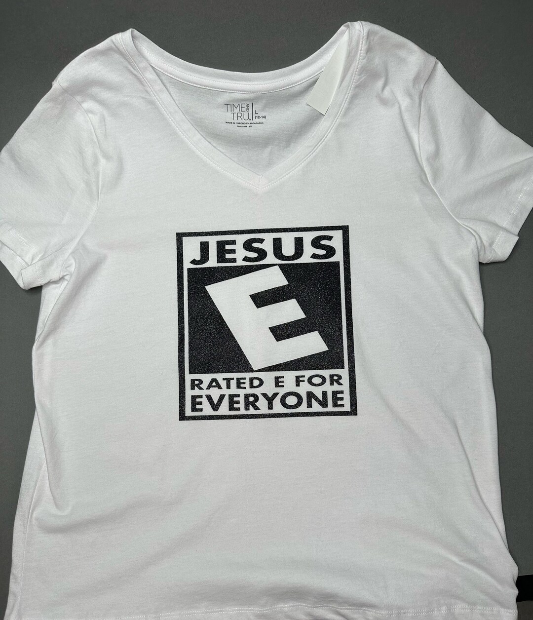 Jesus Rated E for Everyone Tee & FREE Matching Earrings, Jesus T-shirt ...