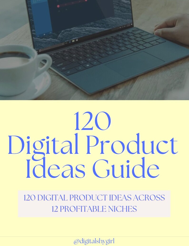 120 Digital Product Ideas Guide - Etsy