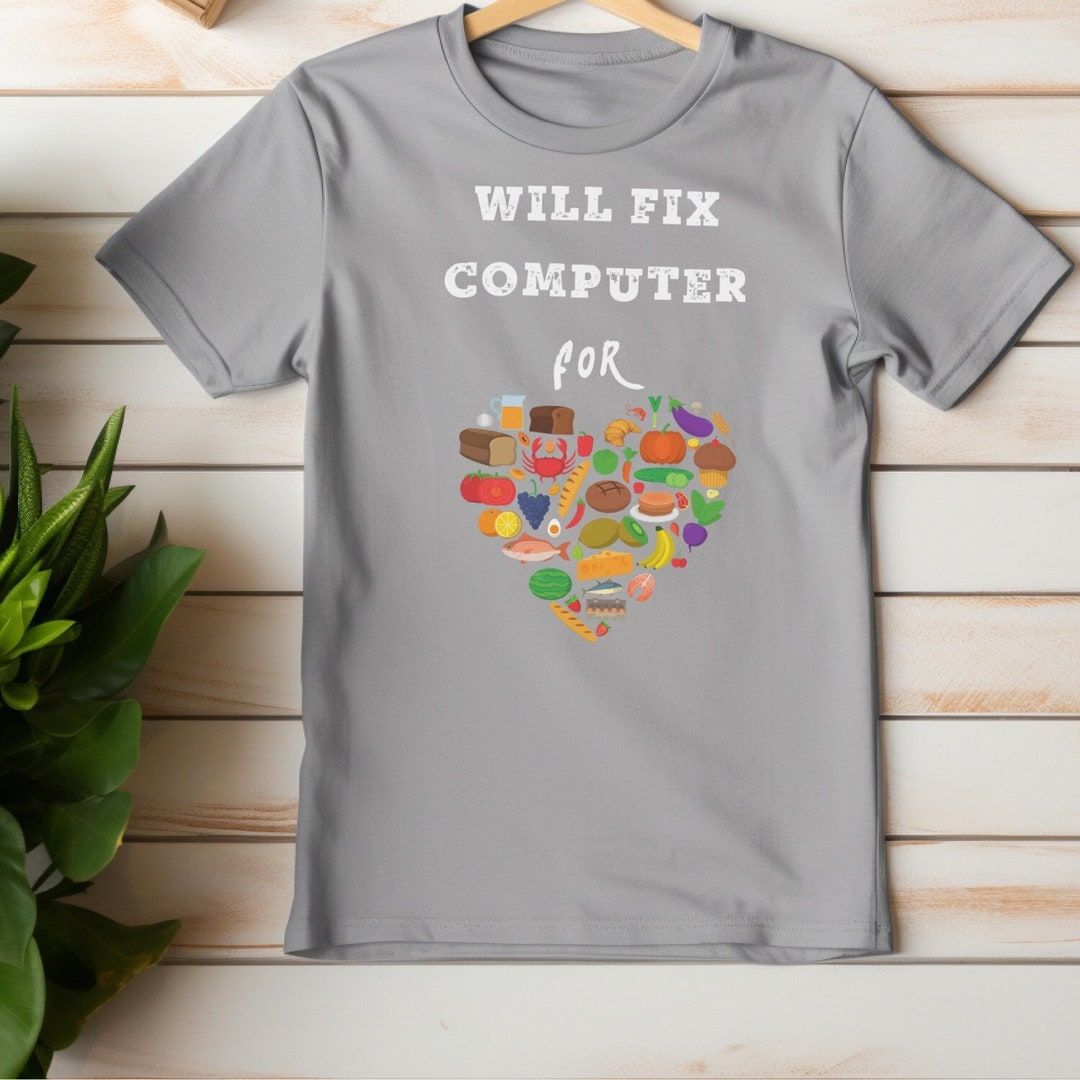 Funny Geek Shirt, Short Sleeve Hearth , Foodie Computer Tech , Hearth ...