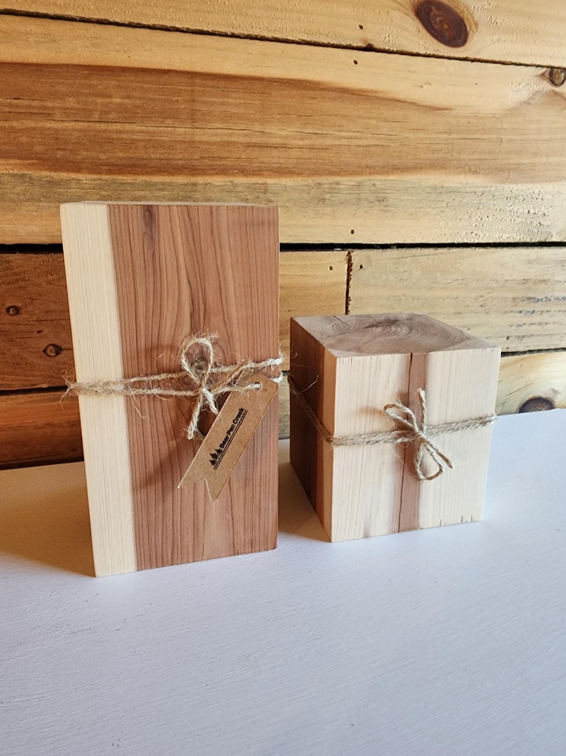 Cedar Block Risers - Etsy