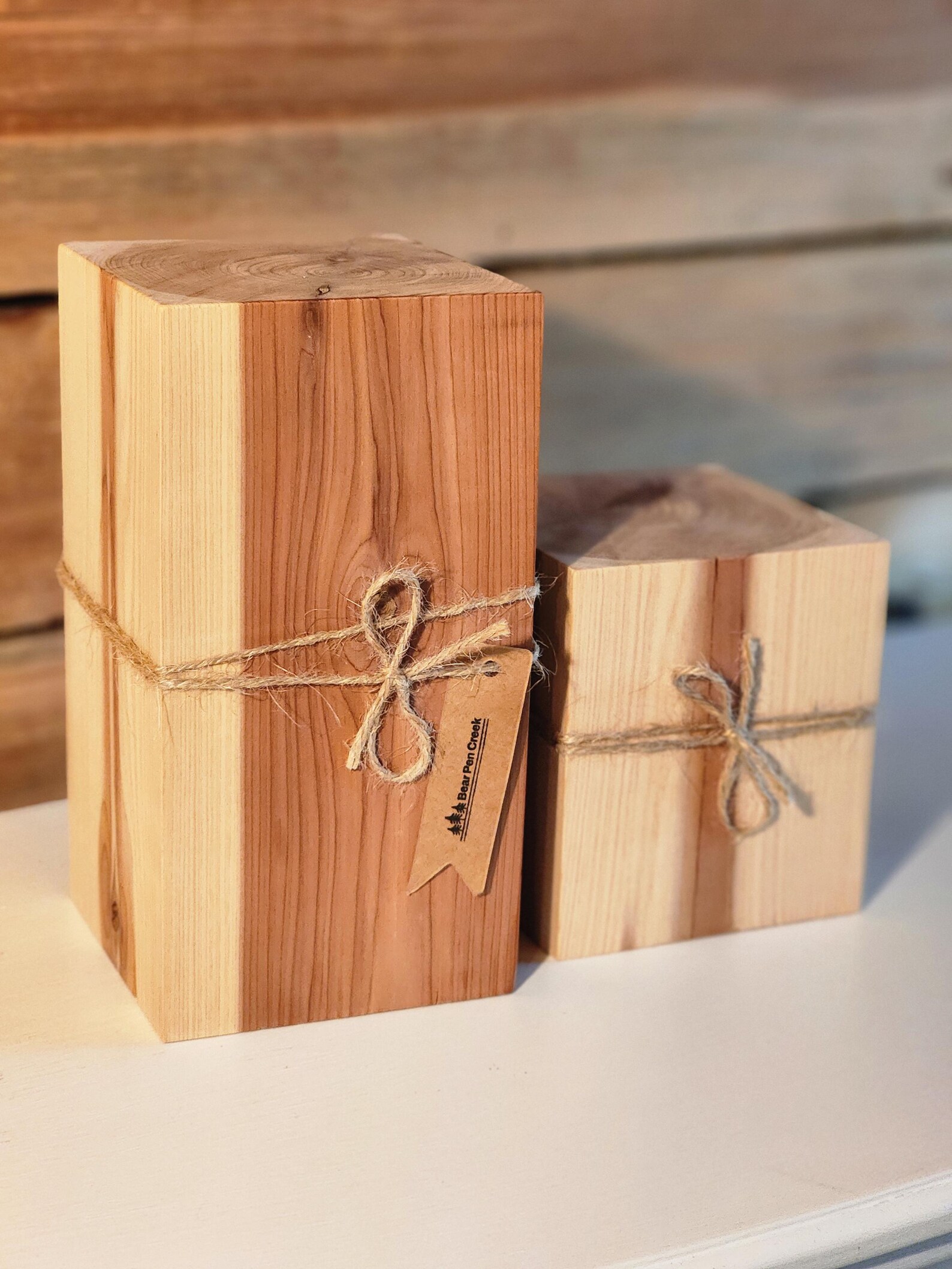 Cedar Block Risers - Etsy