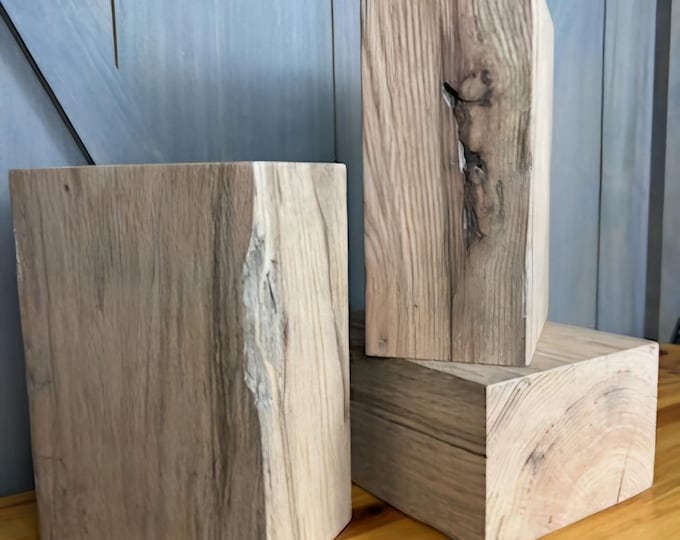 Rustic Oak Block Riser - Etsy
