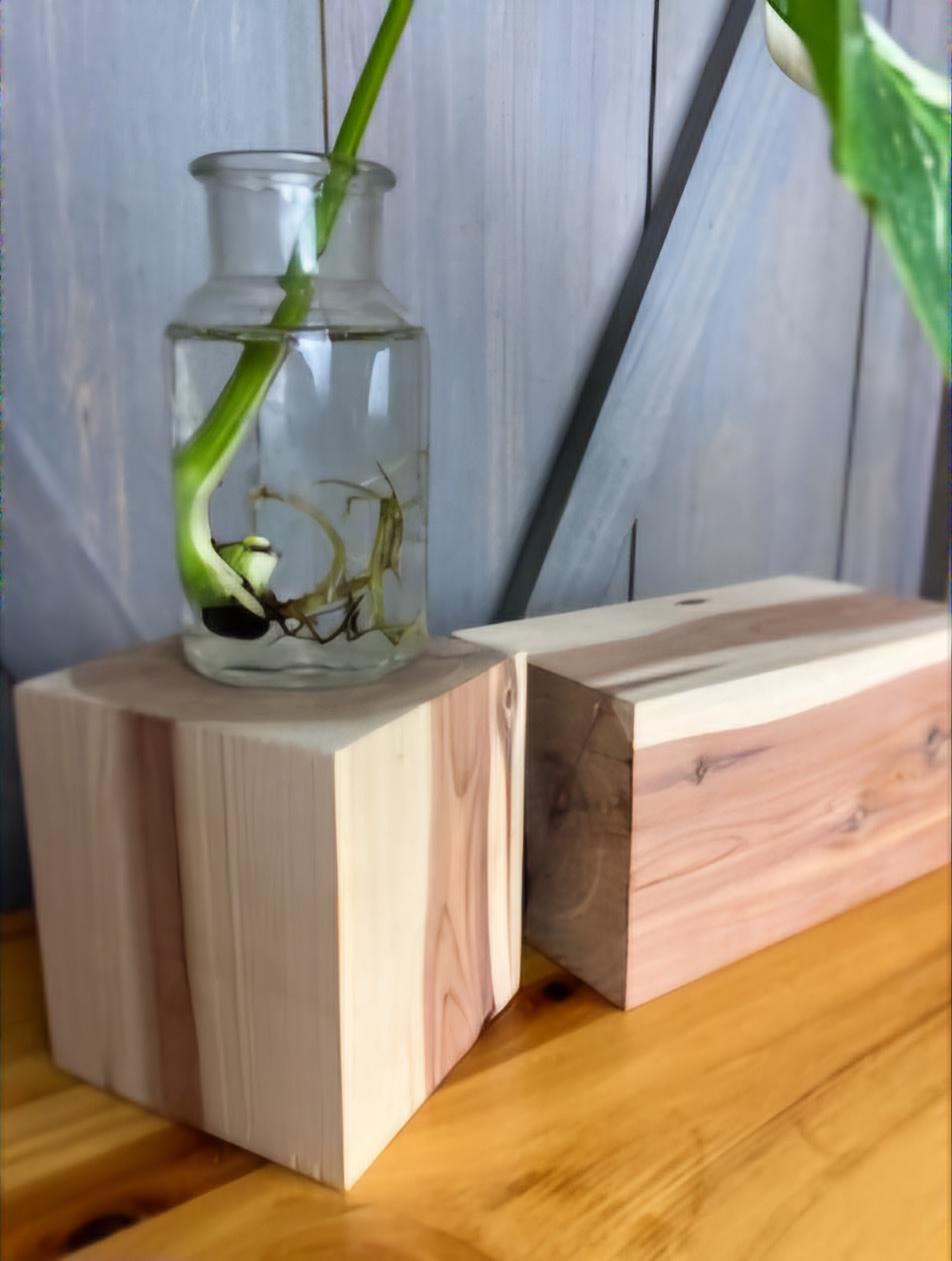 Cedar Block Risers - Etsy
