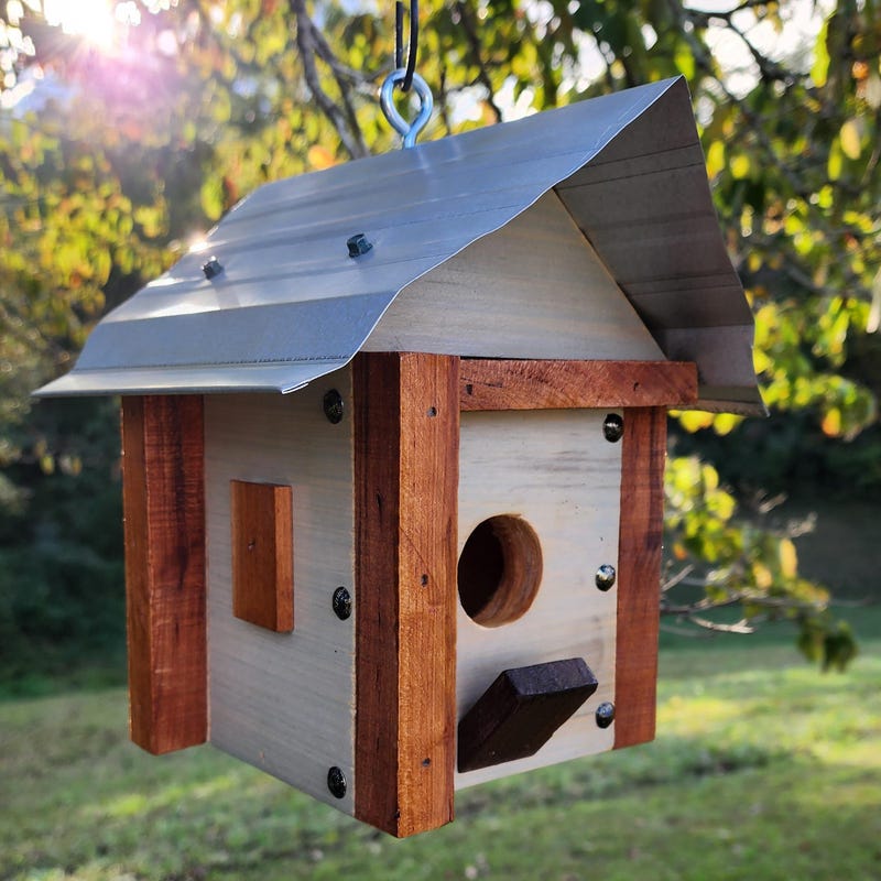 Modern Bird House - Etsy