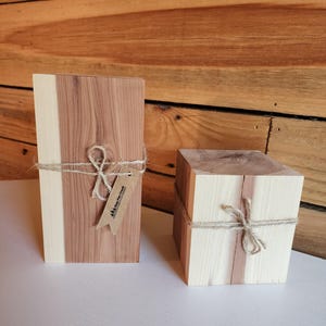 Cedar Block Risers - Etsy