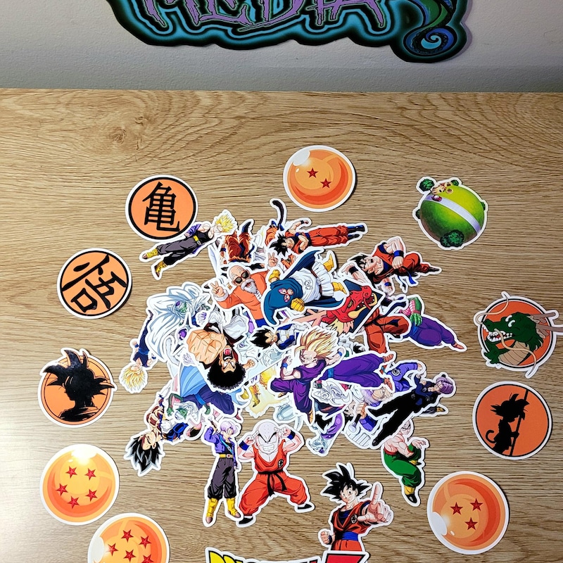 Dragon Ball Stickers - Etsy
