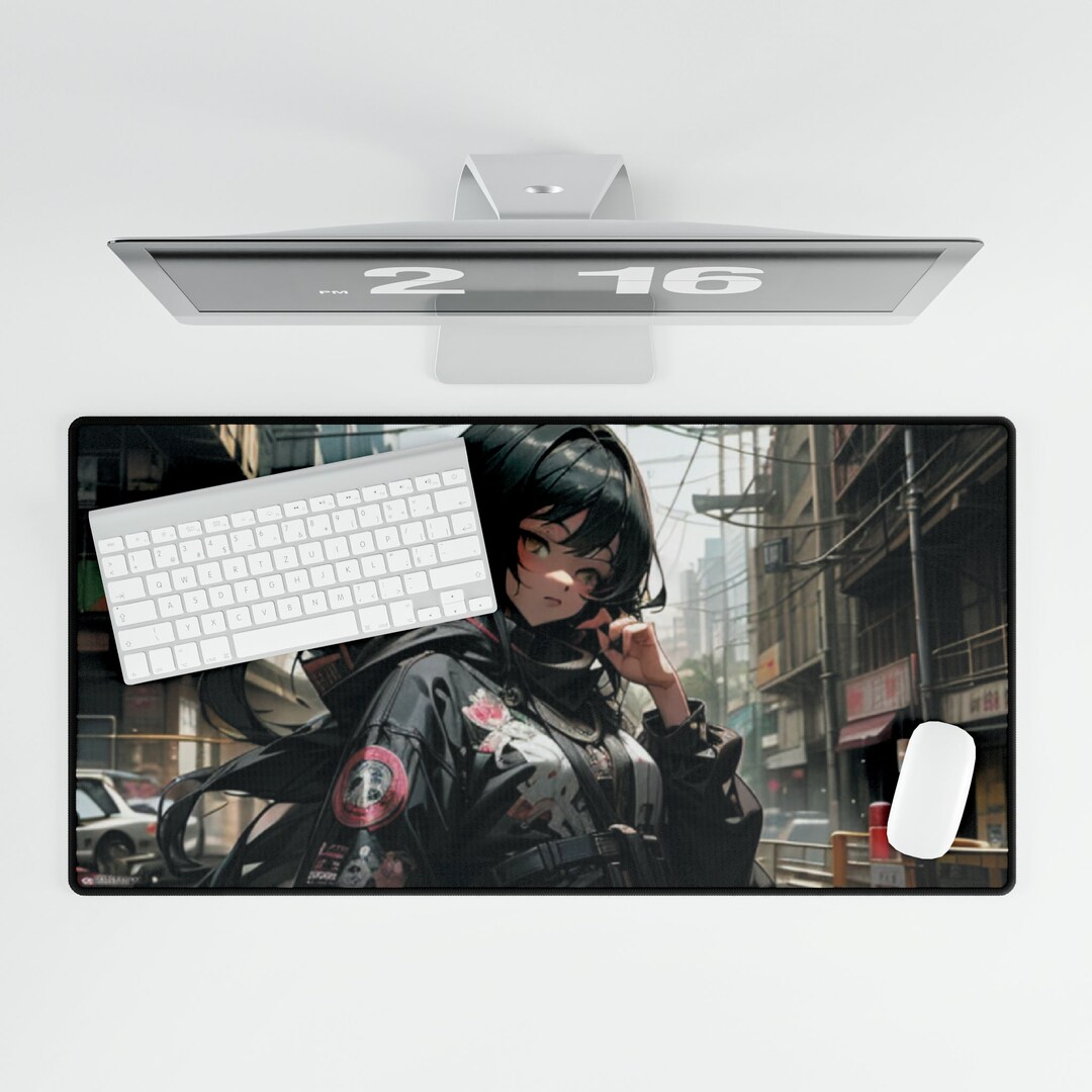 Unveil the Future Cyberpunk Girl Mouse Pad - Etsy